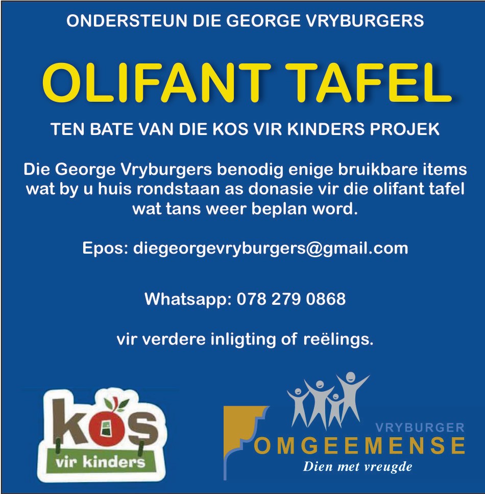 FOTOS – Kos vir Kinders